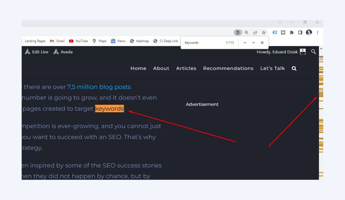 How To Find Keywords On A Website - B2B Digital Marketers