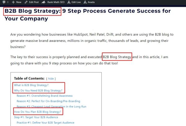 Keyword Placement: Where Are The Best Places To Put Keywords? - B2B ...